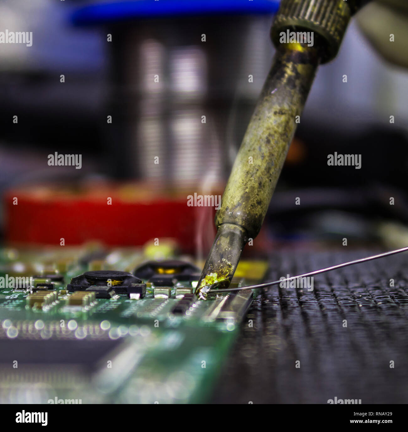 Soldering board hi-res stock photography and images - Alamy