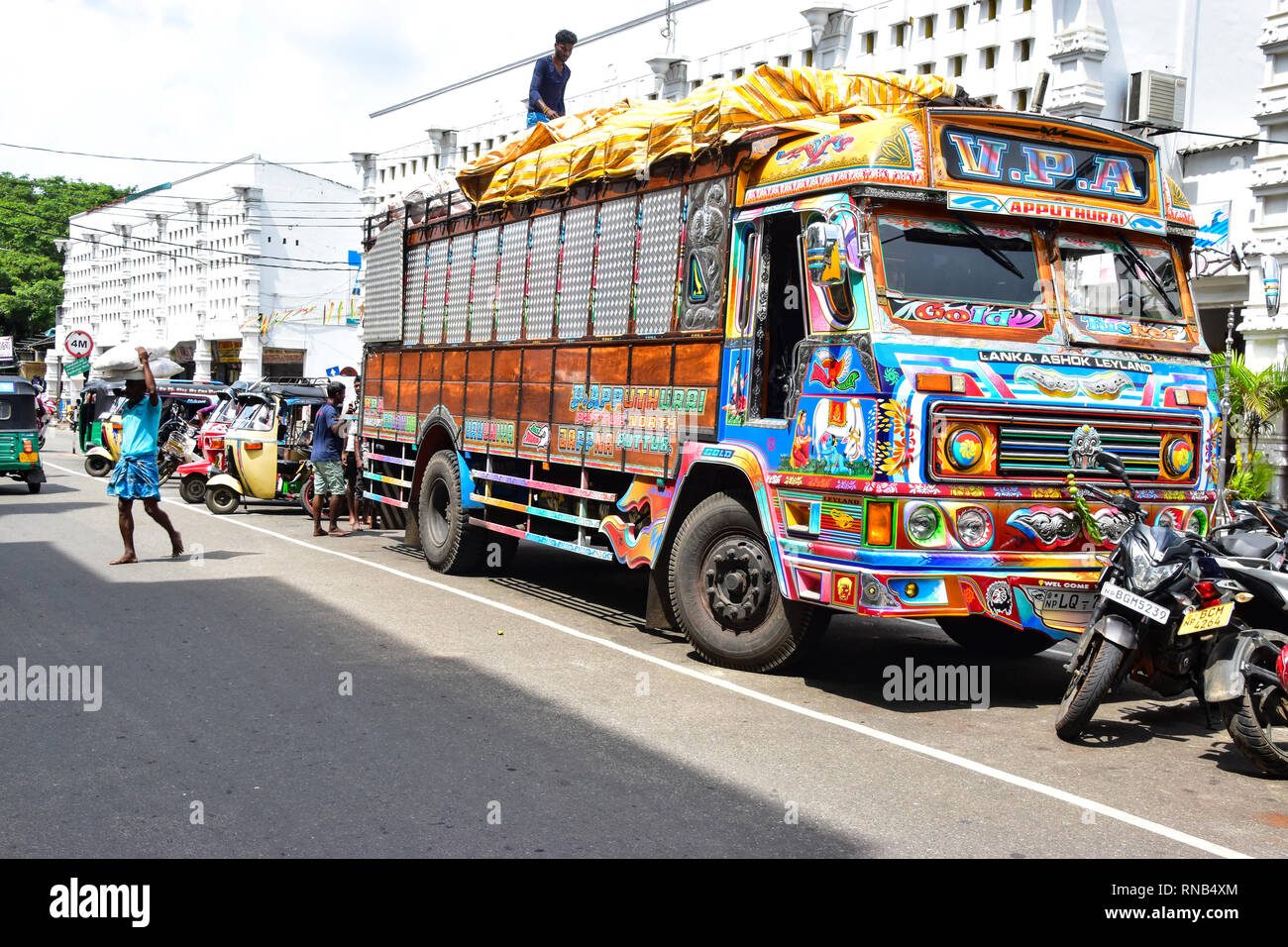 Sri Lankan Lorry, Jaffna Town, Jaffna, Sri Lanka Stock Photo - Alamy