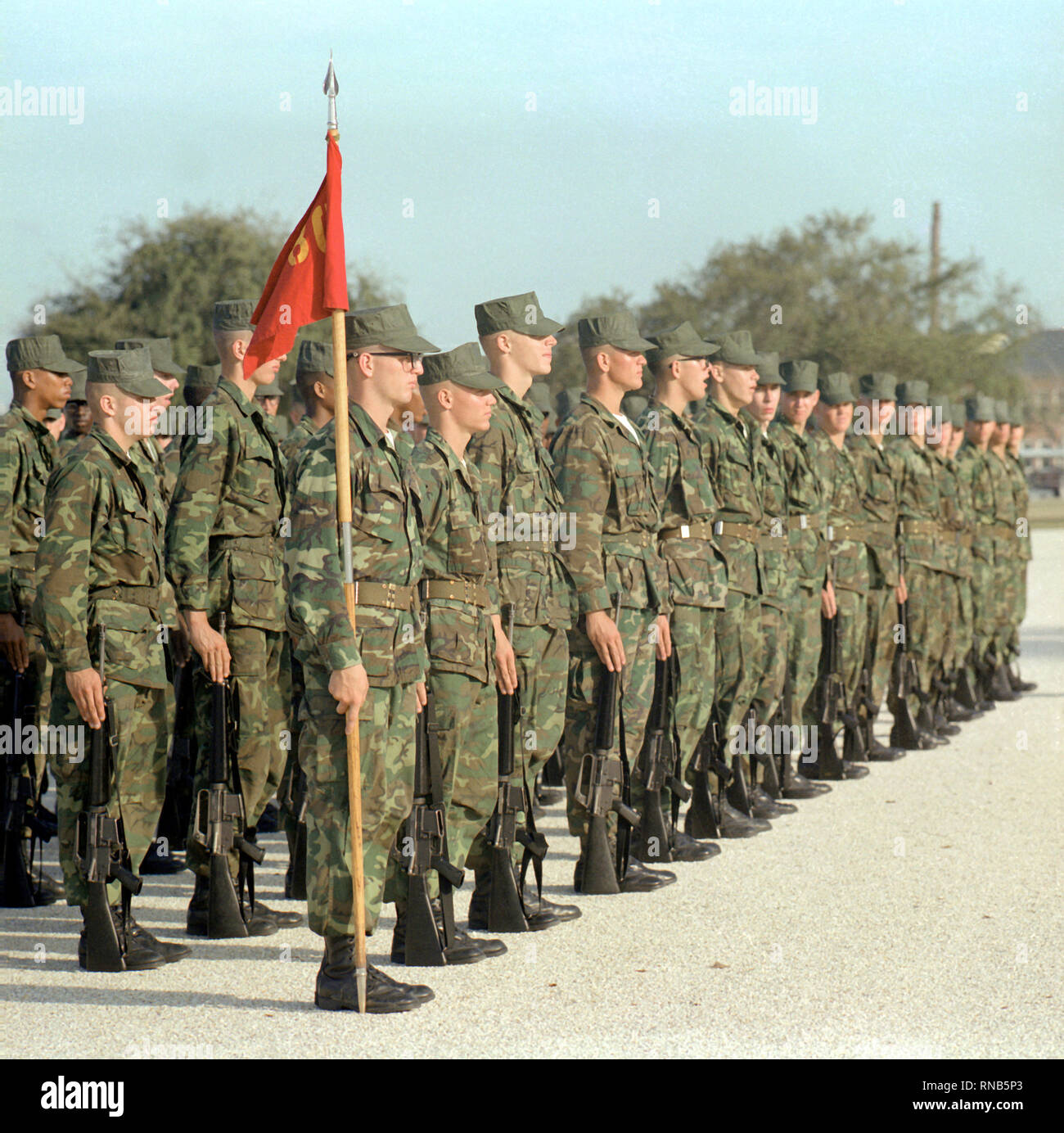 1980s marine recruits training hi-res stock photography and images - Alamy