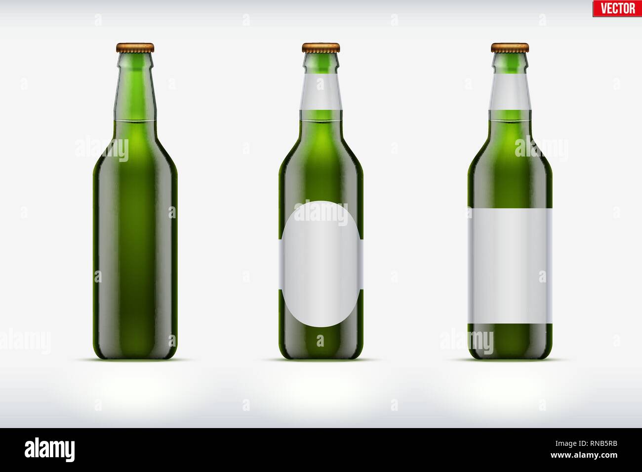 Vintage beer bottle Stock Vector Images - Alamy