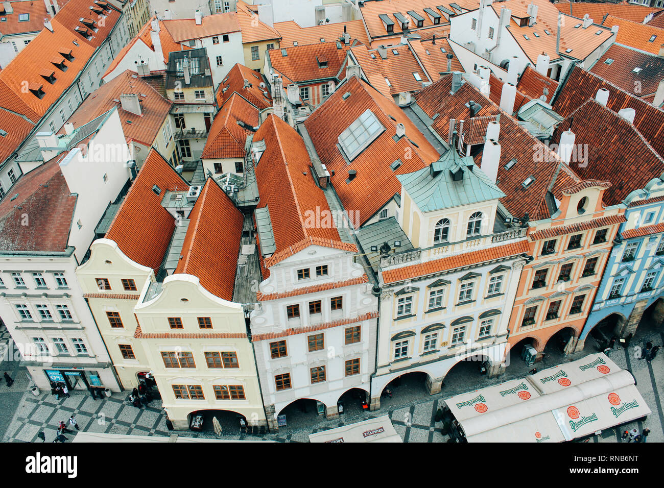 Prague, Czech Republic - 04 02 2013: Architecture, buildings and ...