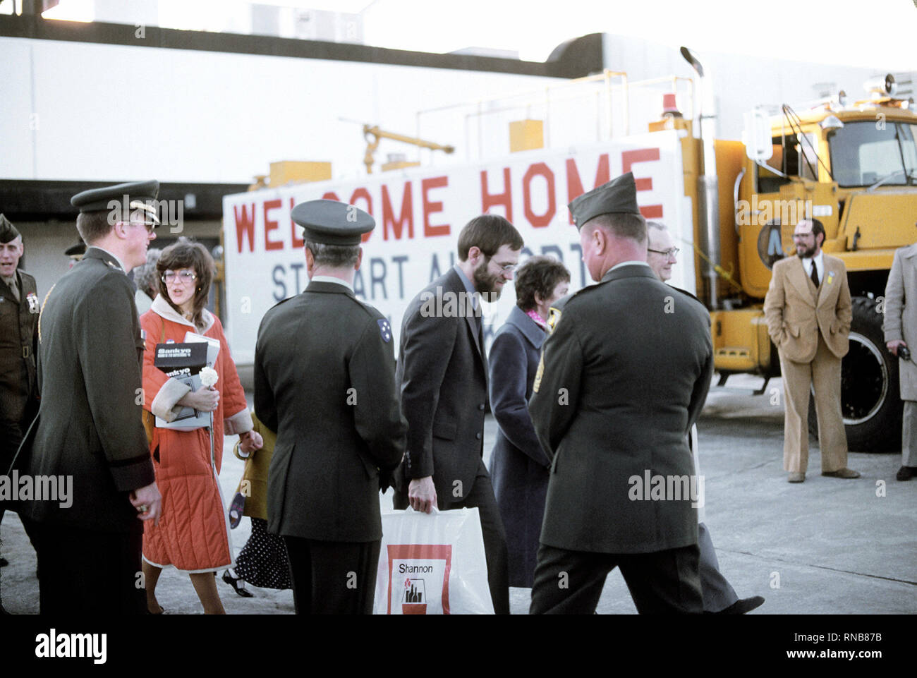 1981 - Michael Metrinko, former hostage to Iran, walks on U.S. soil for ...