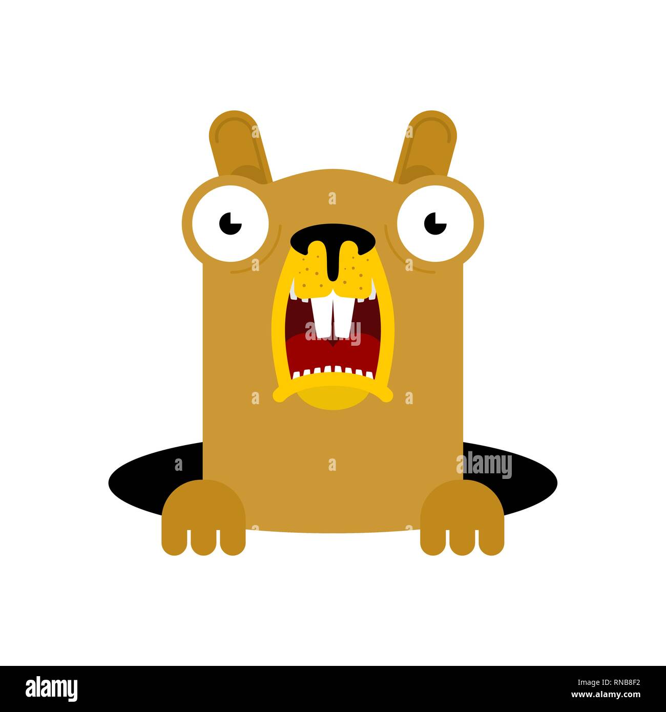 Groundhog day marmot in Cut Out Stock Images & Pictures - Alamy