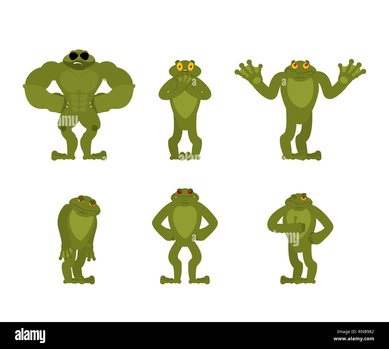 Sad and happy frogs hi-res stock photography and images - Alamy