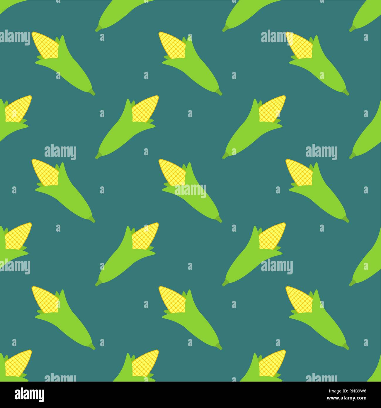 Corn pattern seamless. maize background. Cereals fetus texture Stock ...
