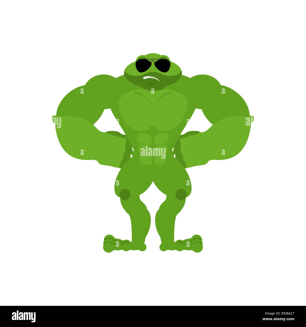 Frog jump exercise Stock Vector Images - Alamy