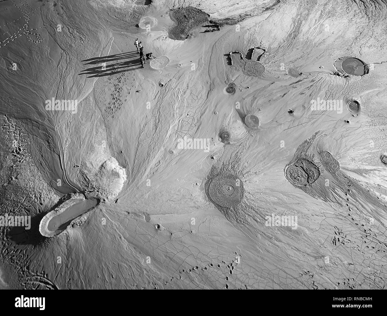 Mud vulcano from Romania Stock Photo - Alamy