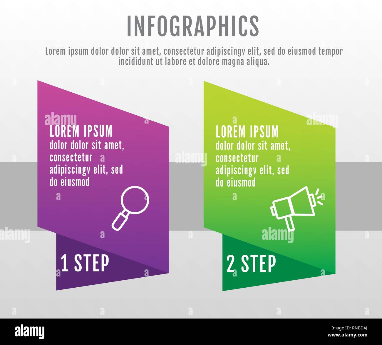 Two parts designed Stock Vector Images - Alamy