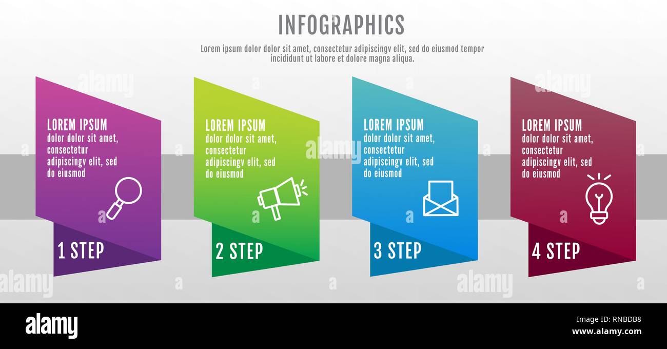 Modern 3D vector illustration data visualization. Infographic template ...