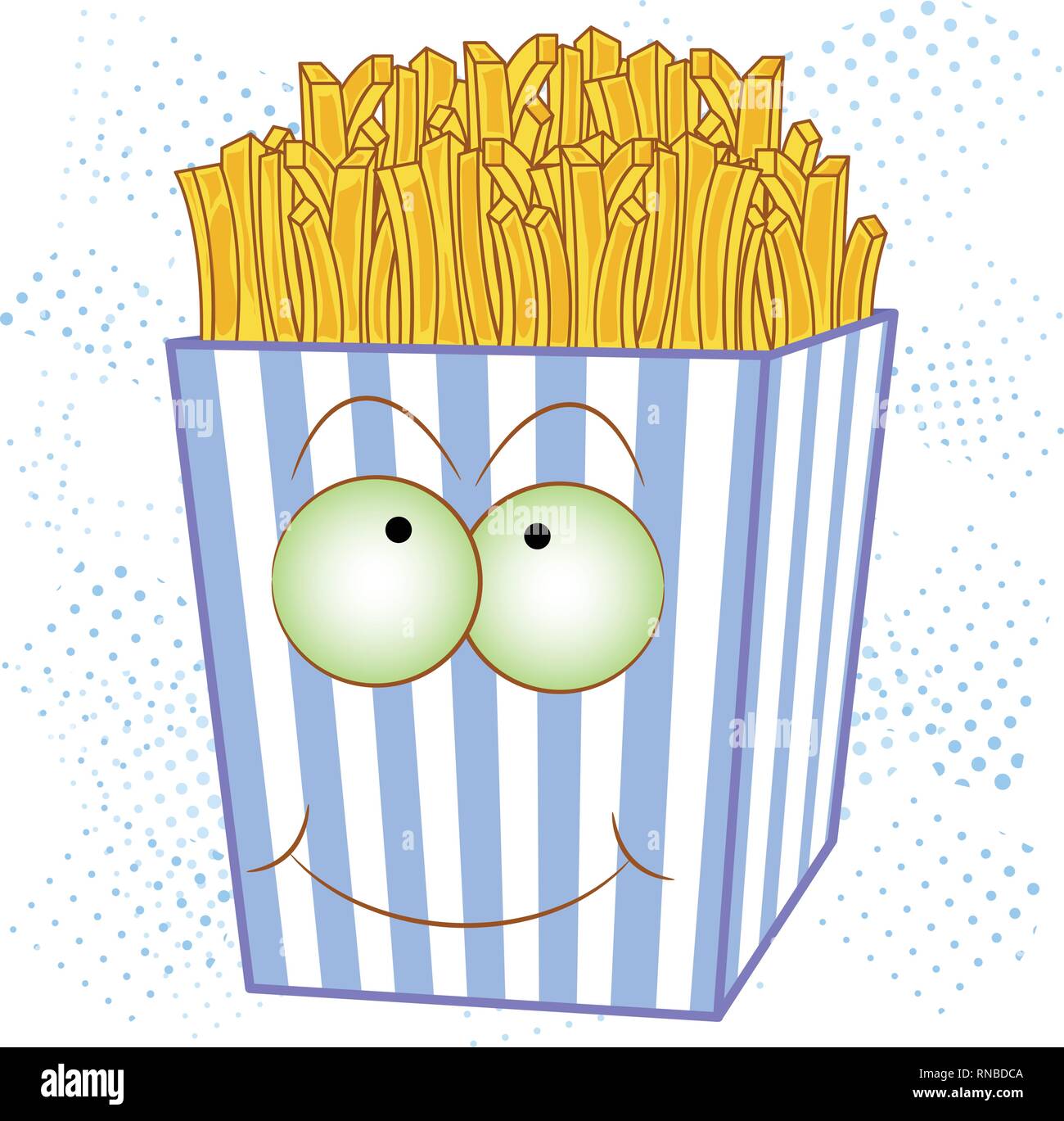 French fries character cartoon vector Stock Vector Image & Art - Alamy