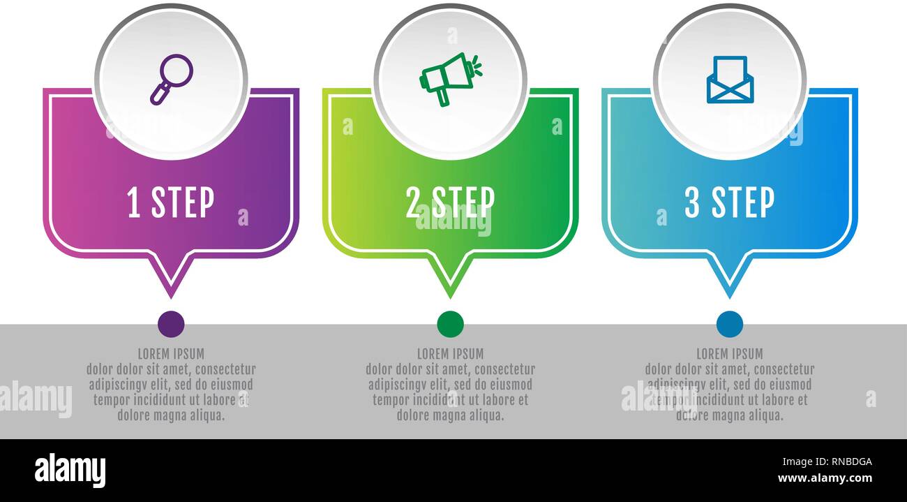 Modern 3D vector illustration data visualization. Infographic template ...