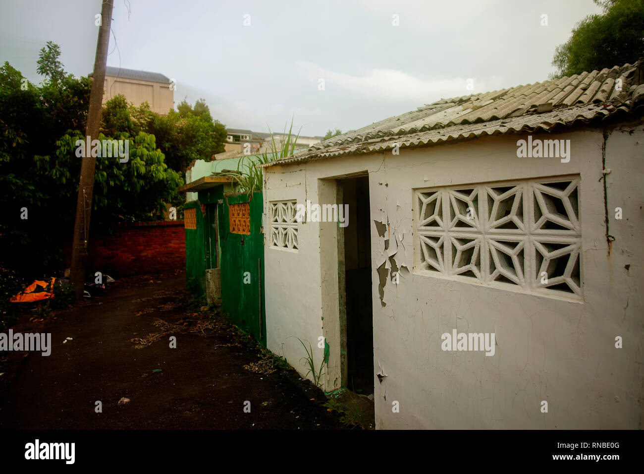 The Old broken house in north of new Taipei City, Taiwan Stock Photo ...