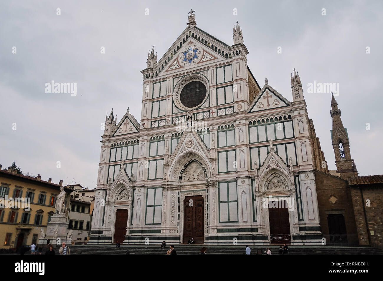 Florence, Italy - May 20, 2017: Basilica di Santa Croce (Basilica of ...
