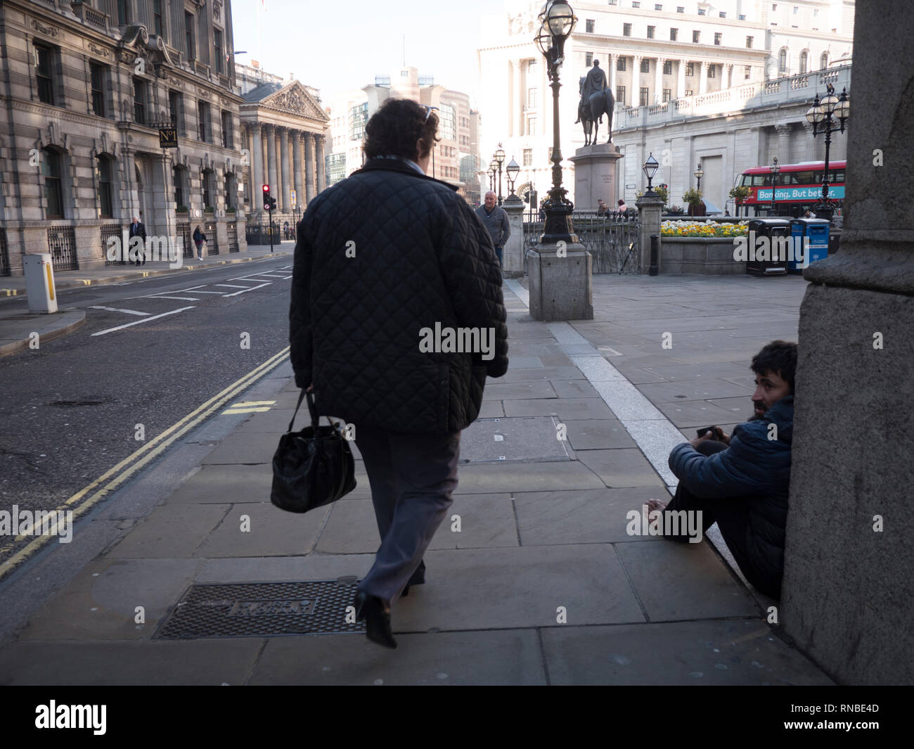 Barefoot homeless hi-res stock photography and images - Alamy