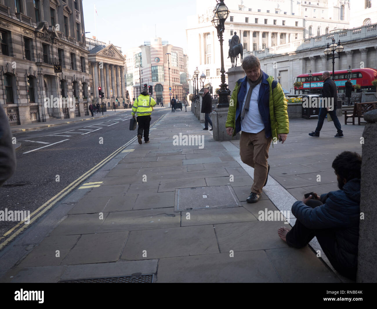 Barefoot homeless hi-res stock photography and images - Alamy
