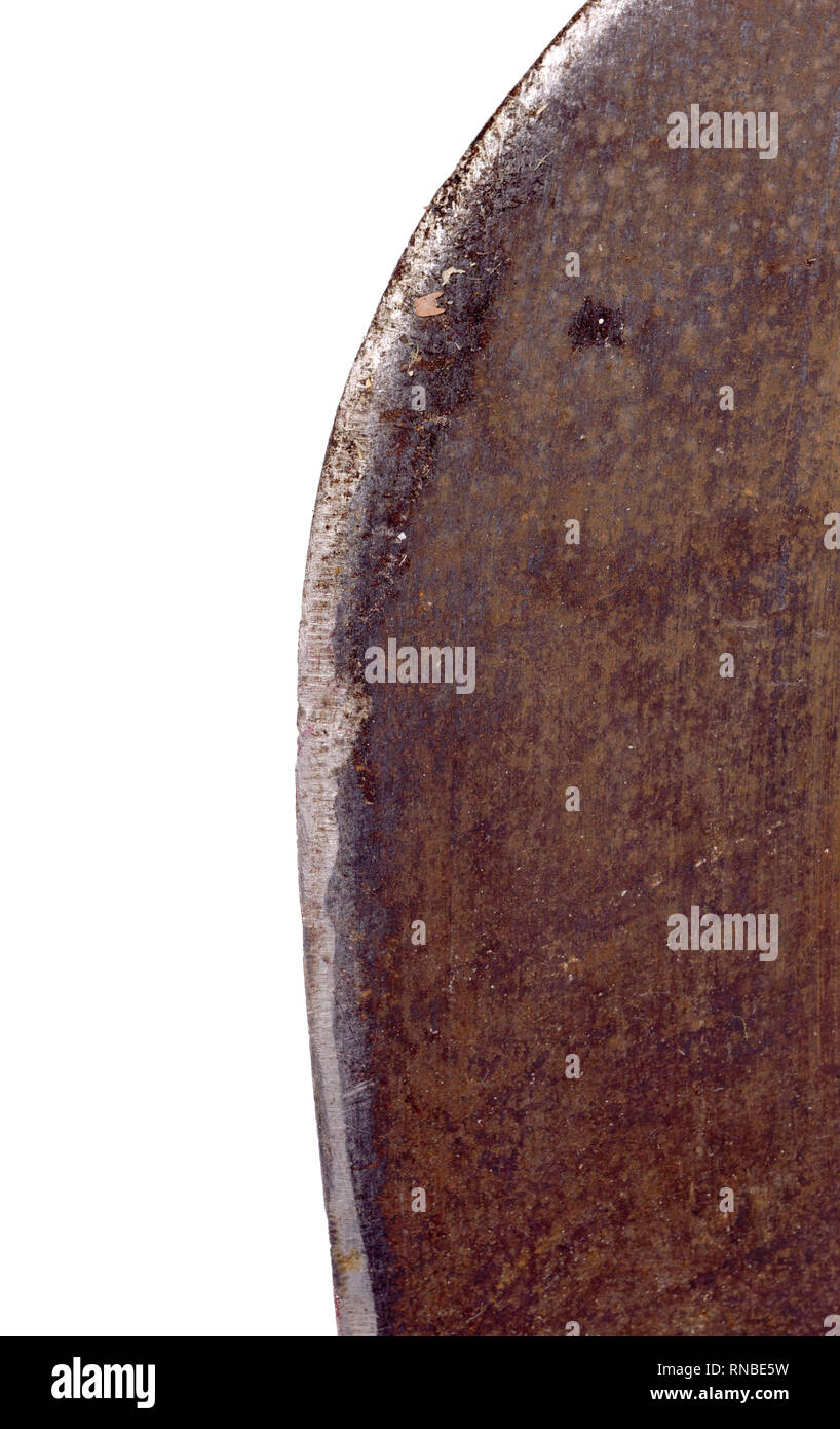 Blade of a big machete isolated on a white background Stock Photo - Alamy