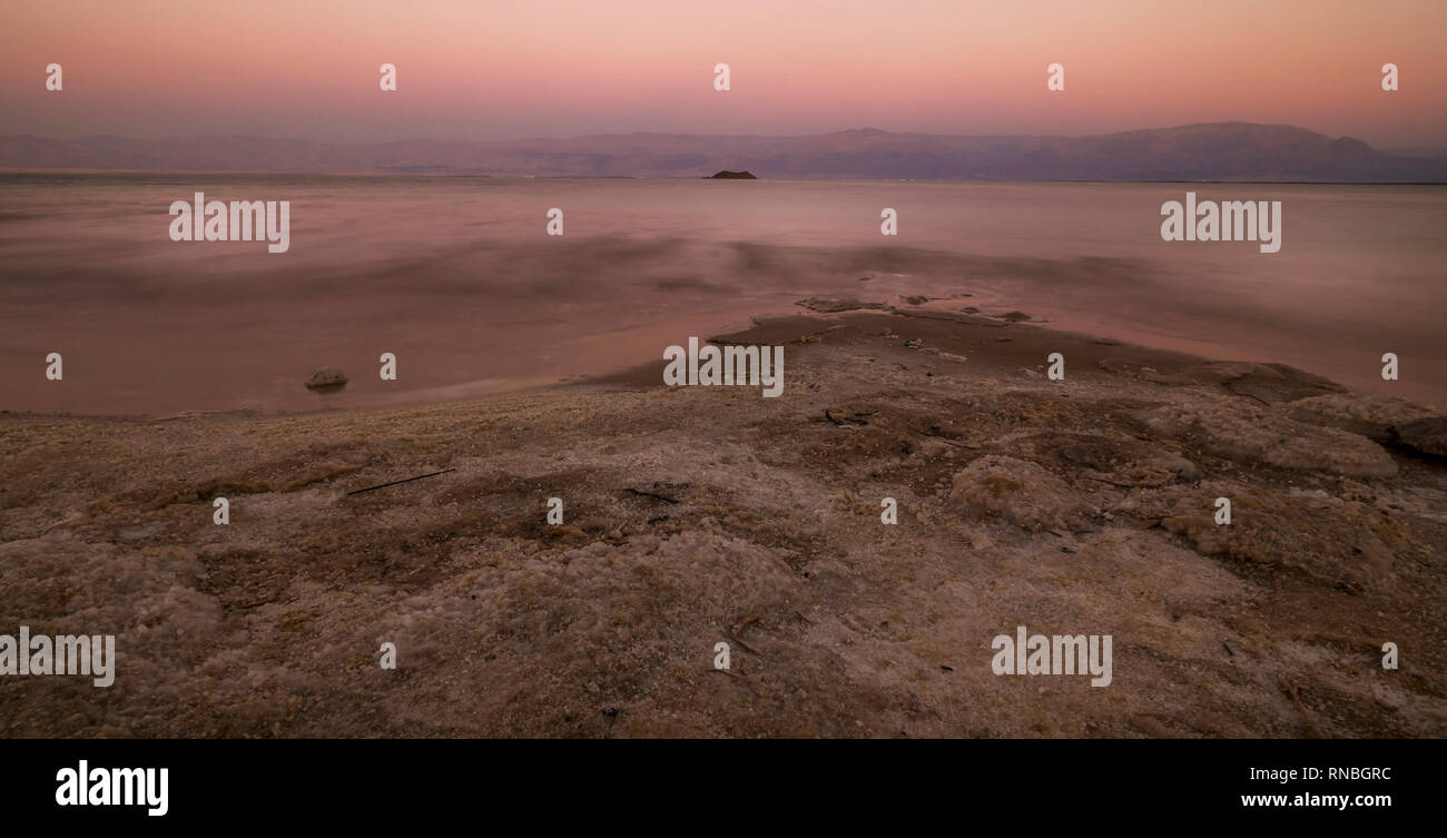 panorama view of the Dead Sea, Israel Stock Photo - Alamy