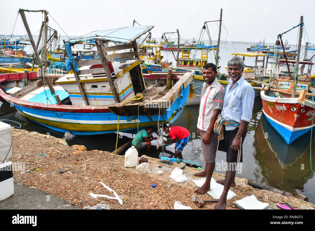 Jaffna Fishing Port, Jaffna Town, Jaffna, Sri Lanka Stock Photo - Alamy