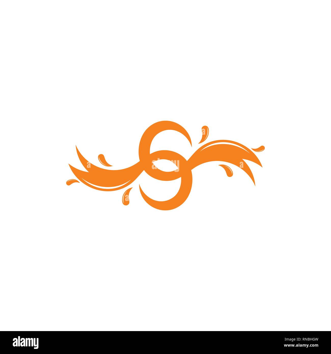 Letter S Linked Wave Logo Vector Stock Vector Image And Art Alamy