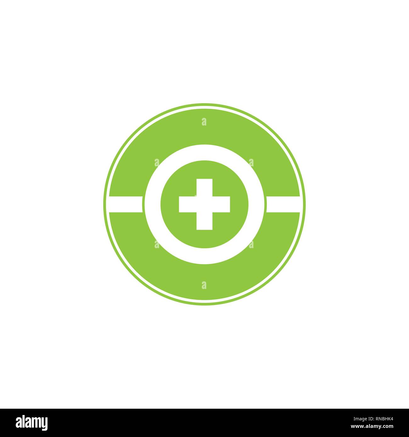 plus medical circle geometric logo vector Stock Vector Image & Art - Alamy