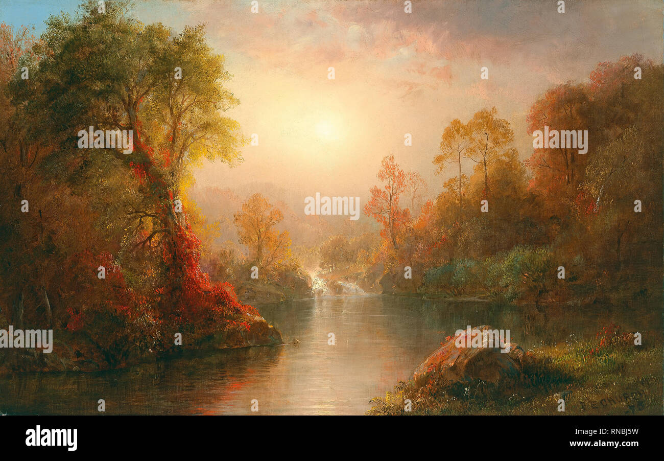 Frederic Edwin Church (Hartford, 1826-New York, 1900). Autumn (1875 ...