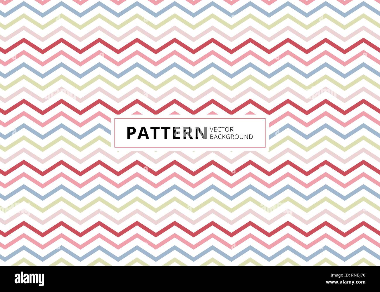 Red And Pink Chevron Background