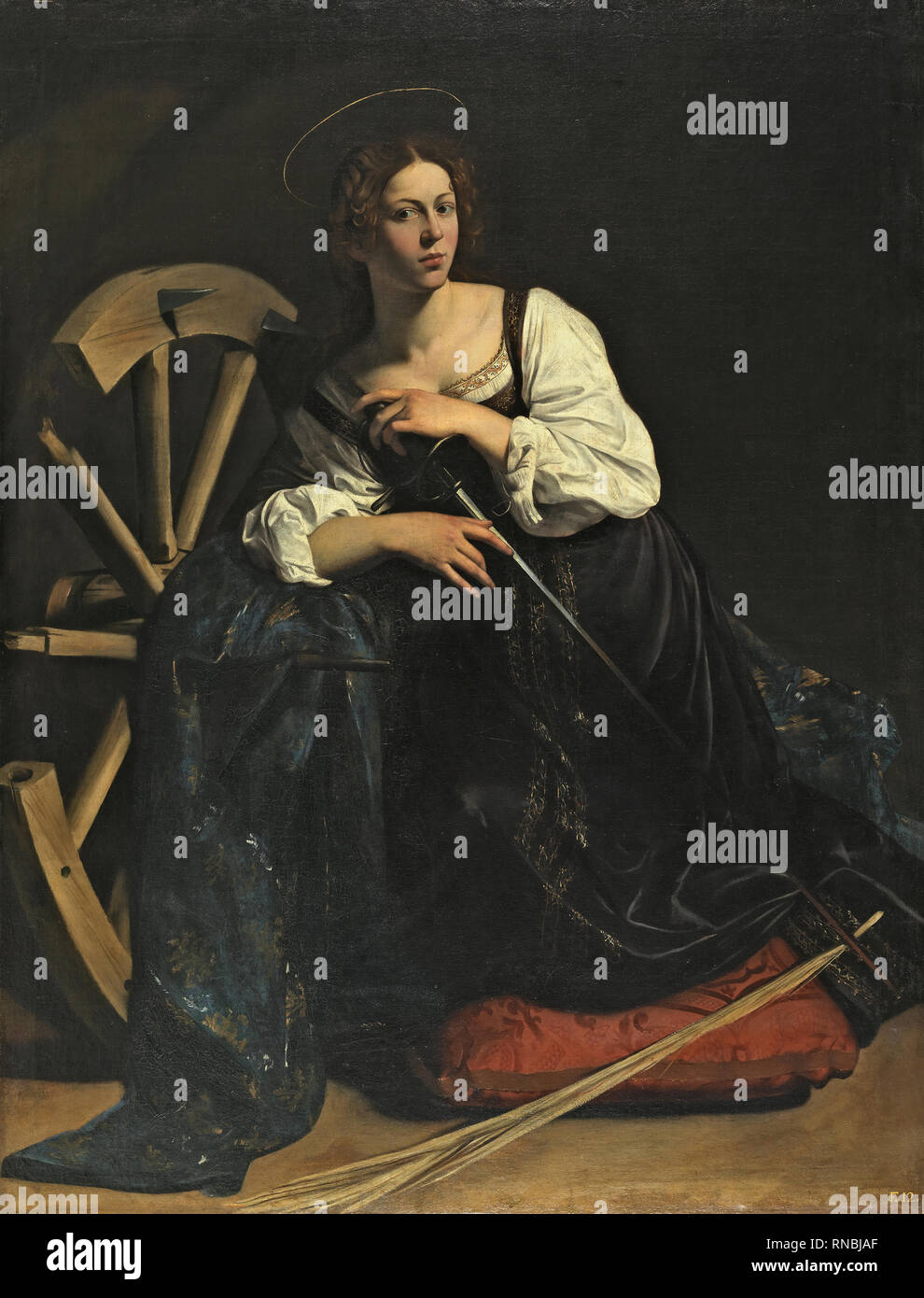 Mary holding jesus caravaggio hi-res stock photography and images - Alamy