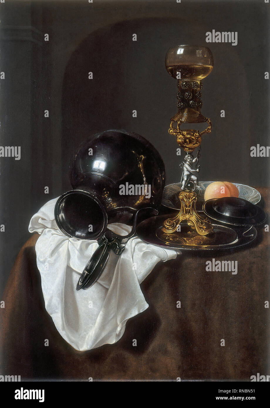 Jan Jansz. Treck (Amsterdam, 1605/6 -1652). Still Life with Glass of ...