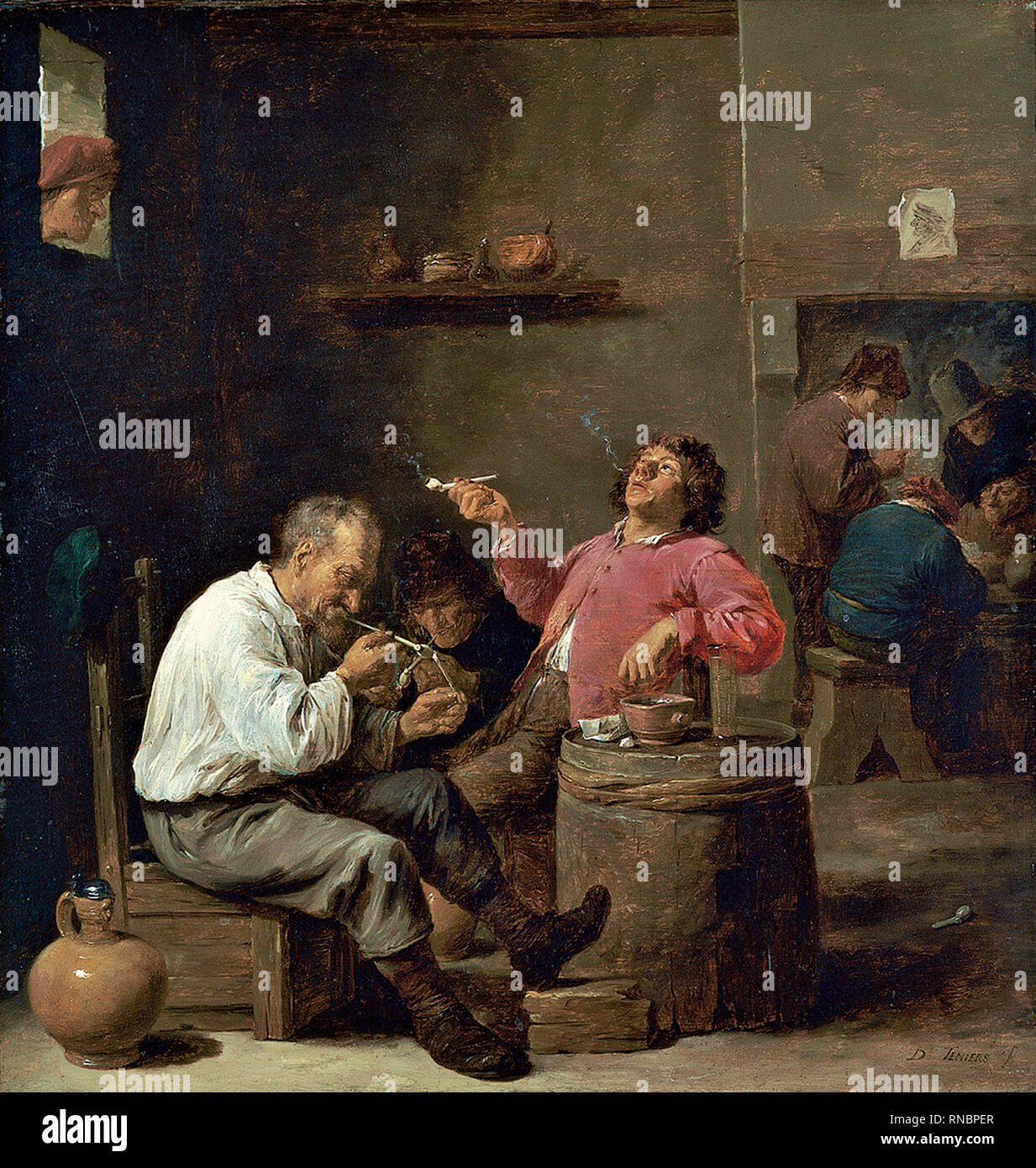 Smokers inside restaurants hi-res stock photography and images - Alamy