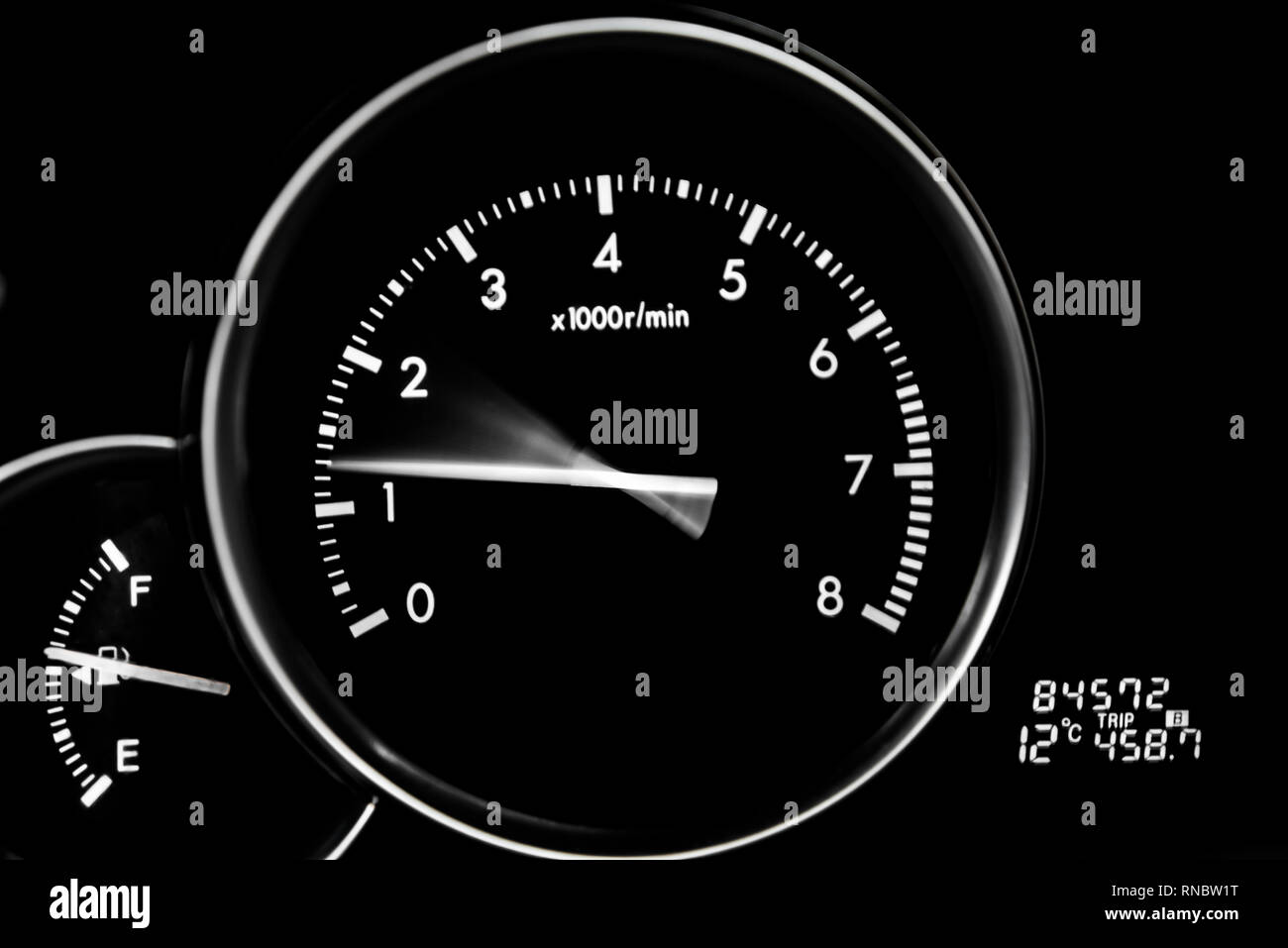 Mileage Dashboard High Resolution Stock Photography and Images - Alamy