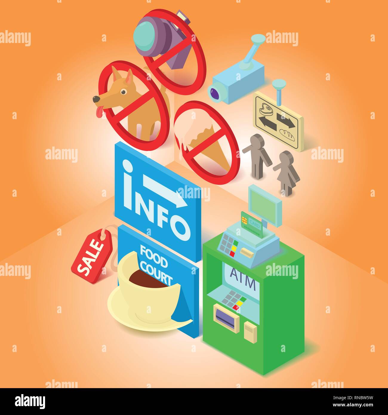 Info concept banner, isometric style Stock Vector Image & Art - Alamy