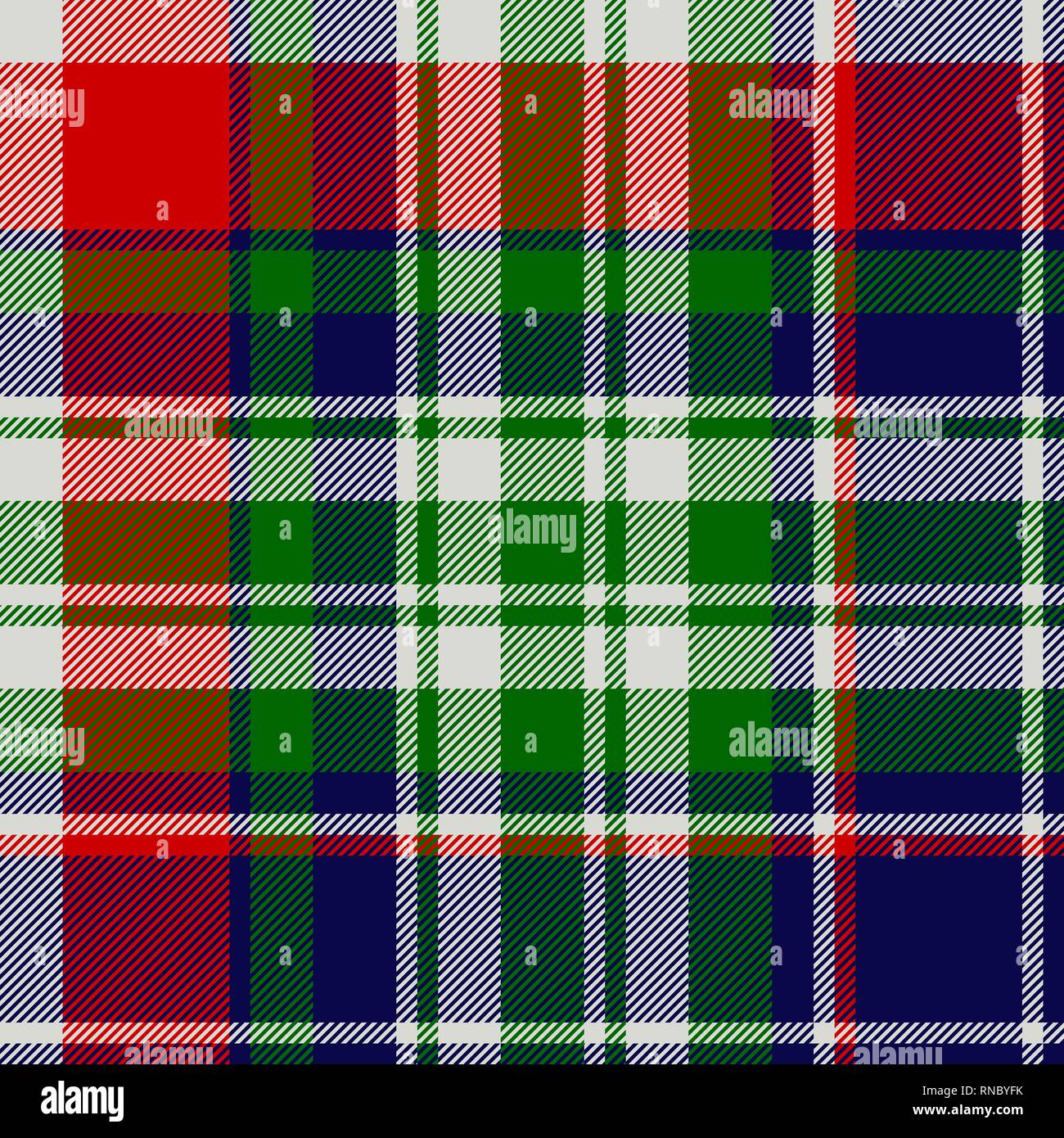 Classic plaid seamless pattern. Vector illustration Stock Vector Image ...
