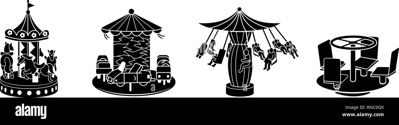 Carousel icons set, simple style Stock Vector Image & Art - Alamy