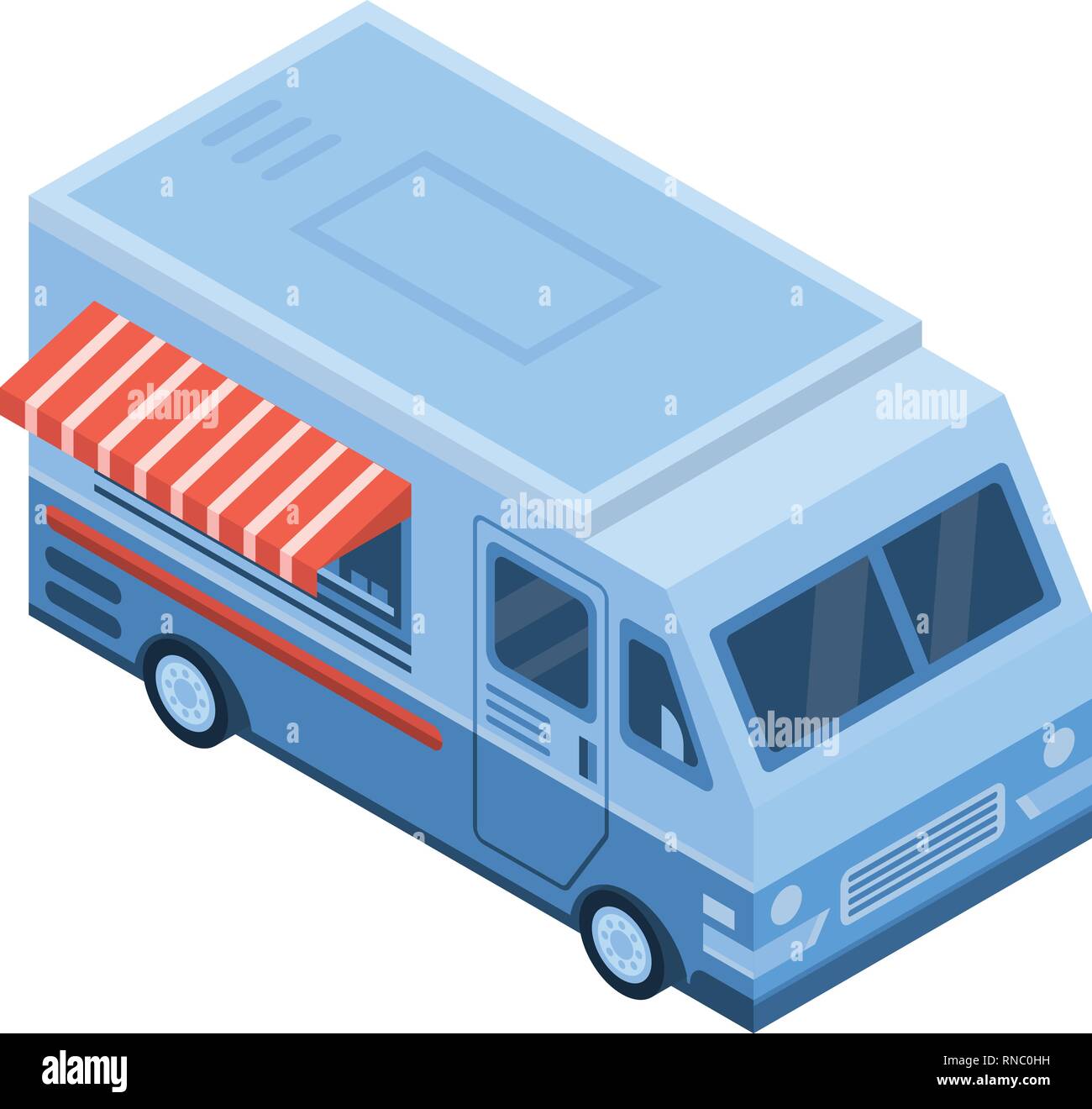 Food truck icon, isometric style Stock Vector Image & Art - Alamy