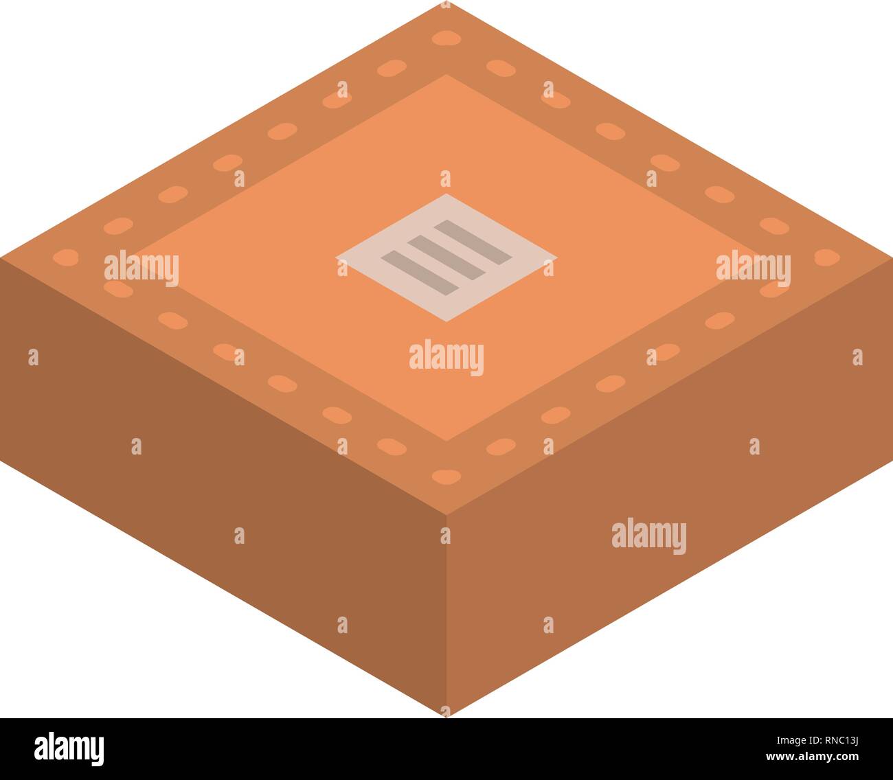 Carton square box icon, isometric style Stock Vector Image & Art - Alamy