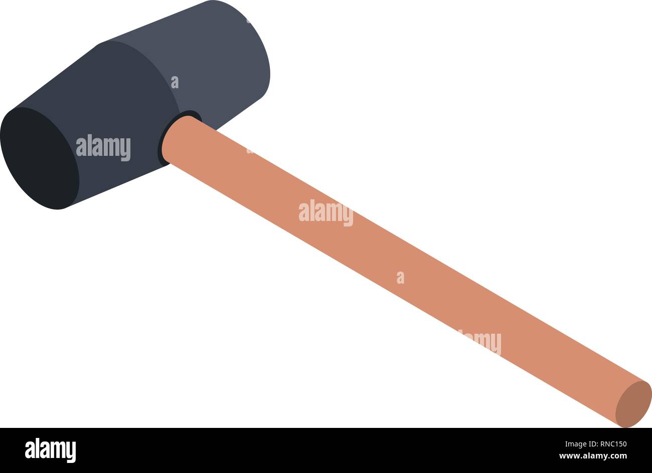 Rubber hammer icon, isometric style Stock Vector Image & Art - Alamy
