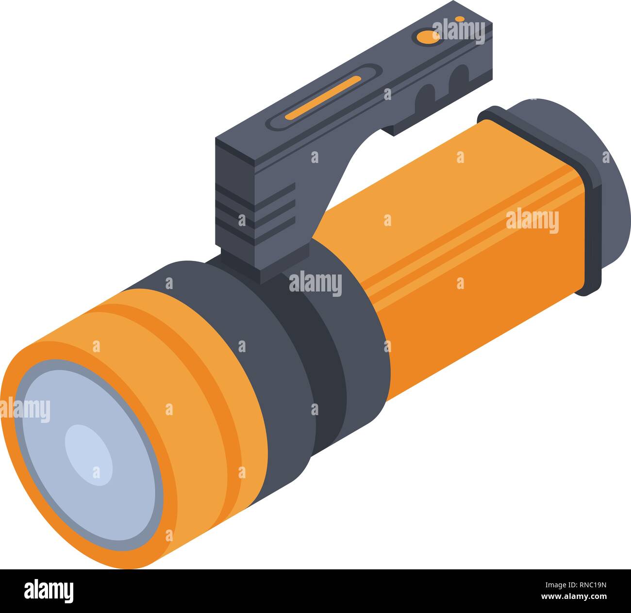Underwater flashlight icon, isometric style Stock Vector Image & Art ...