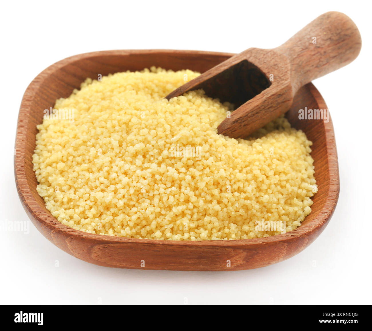 Couscous a North African cuisine over white background Stock Photo - Alamy