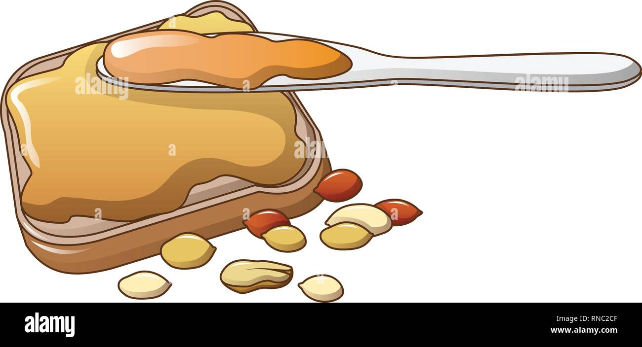 peanut-butter-icon-cartoon-style-stock-vector-image-art-alamy