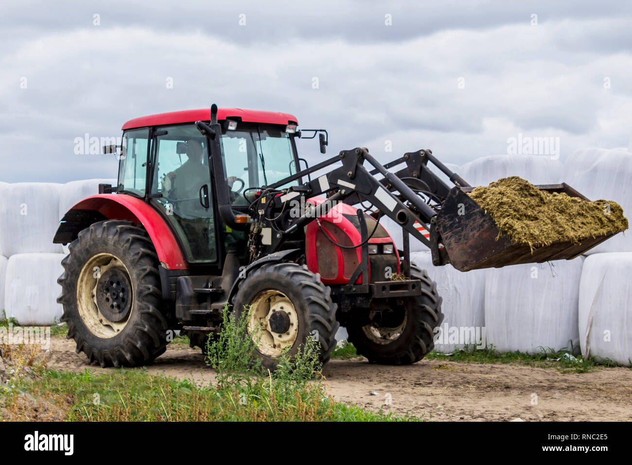 Side loader forklift hi-res stock photography and images - Alamy