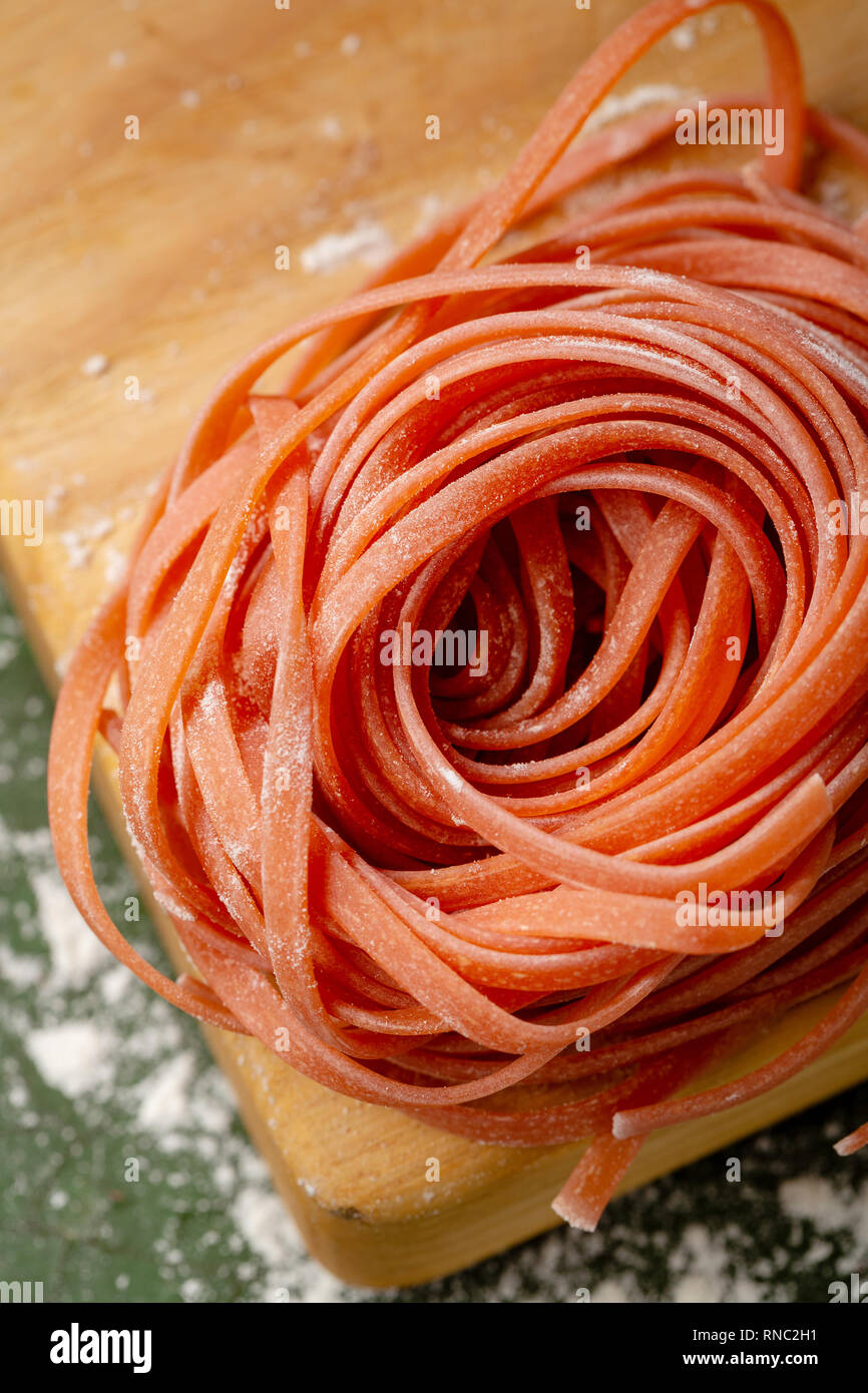 Traditional pasta top view Stock Photo - Alamy