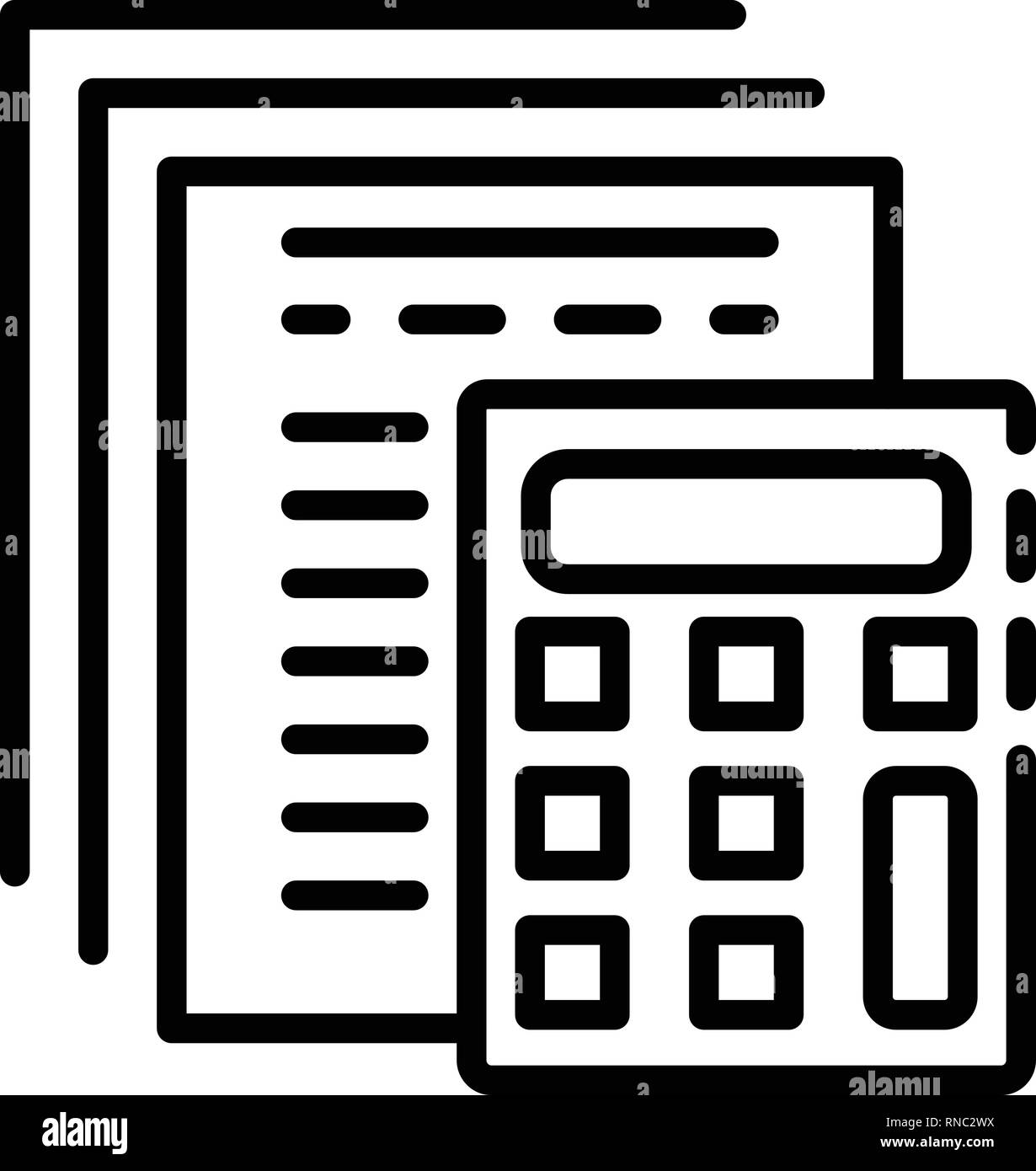 Calculator good credit on Stock Vector Images - Alamy