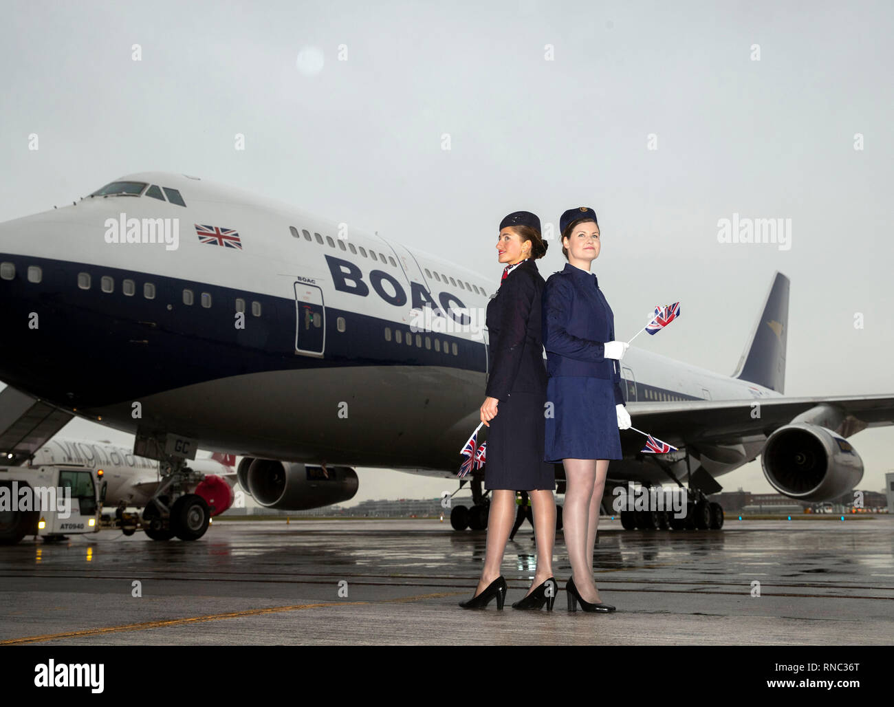British Airways Ambassadors Abigail Hunt (left) and Laura Molloy ...