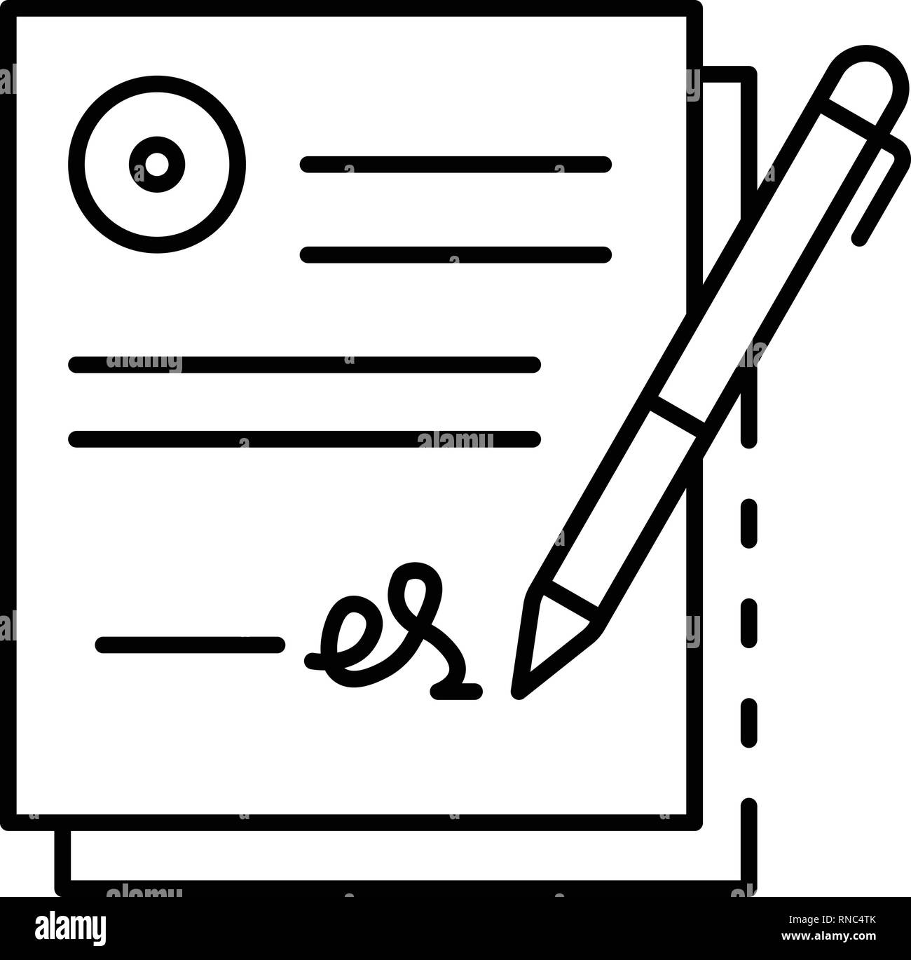 Purchase signature Black and White Stock Photos & Images - Alamy