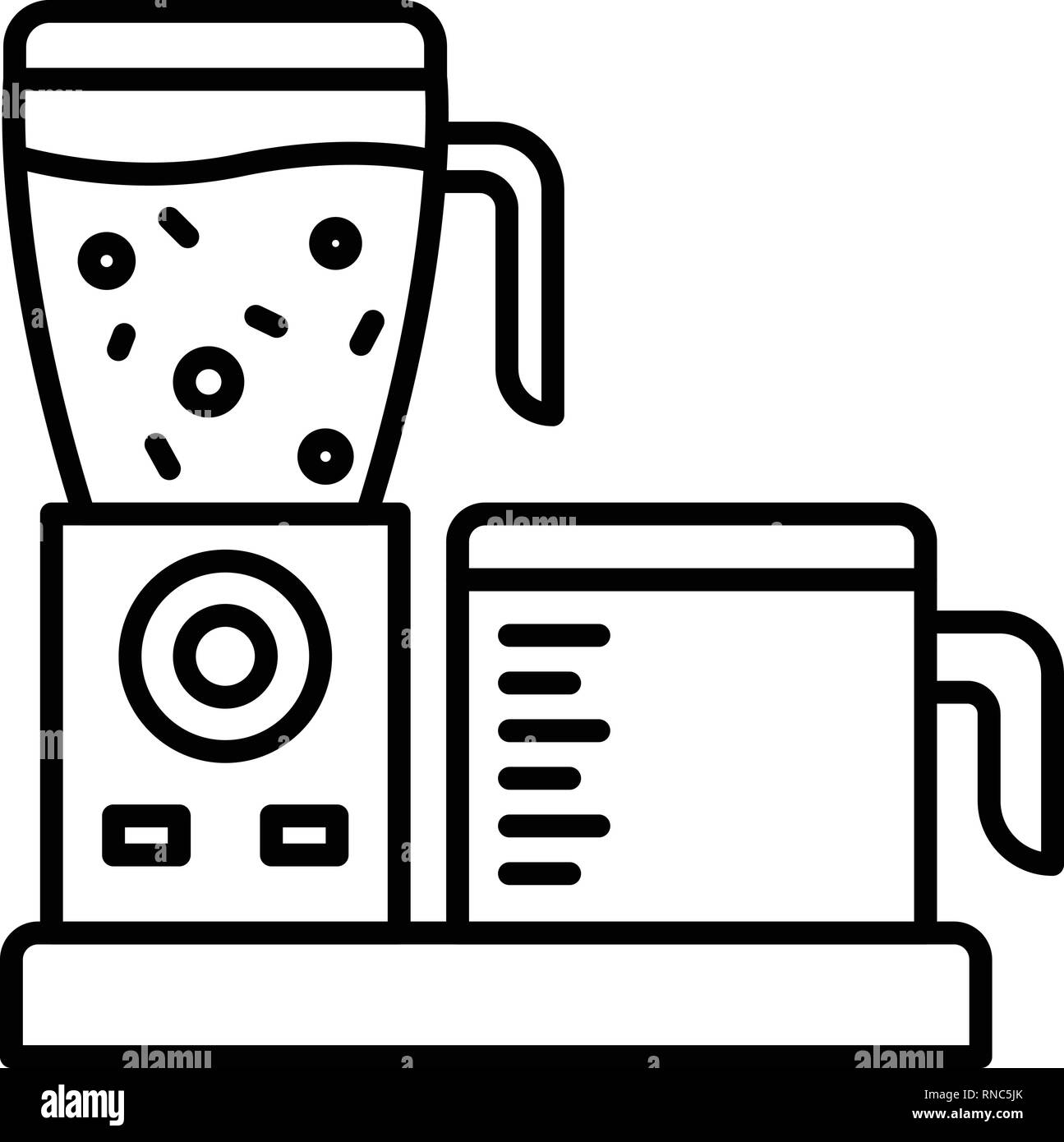 Modern food processor icon, outline style Stock Vector Image & Art - Alamy