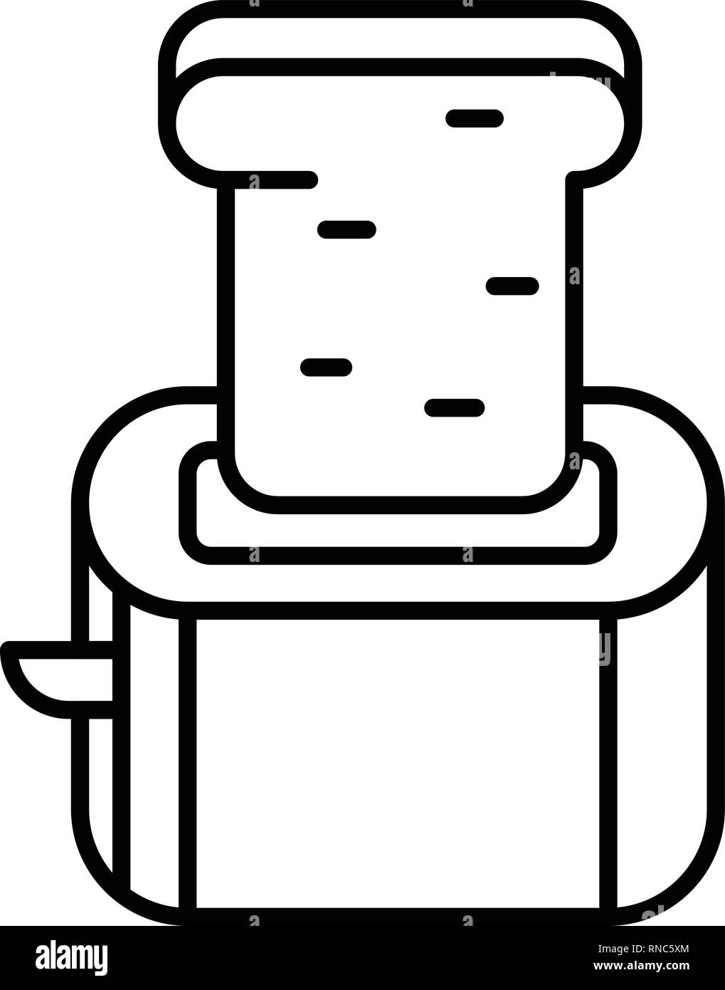 Small toaster icon, outline style Stock Vector Image & Art - Alamy