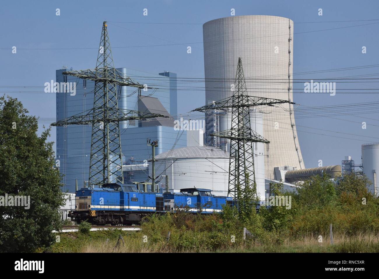 The most modern and largest coal-fired power station on 04.09.2018 in ...