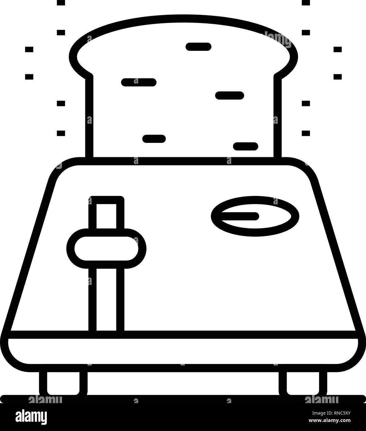 Tasty snack toasted bread Black and White Stock Photos & Images - Alamy