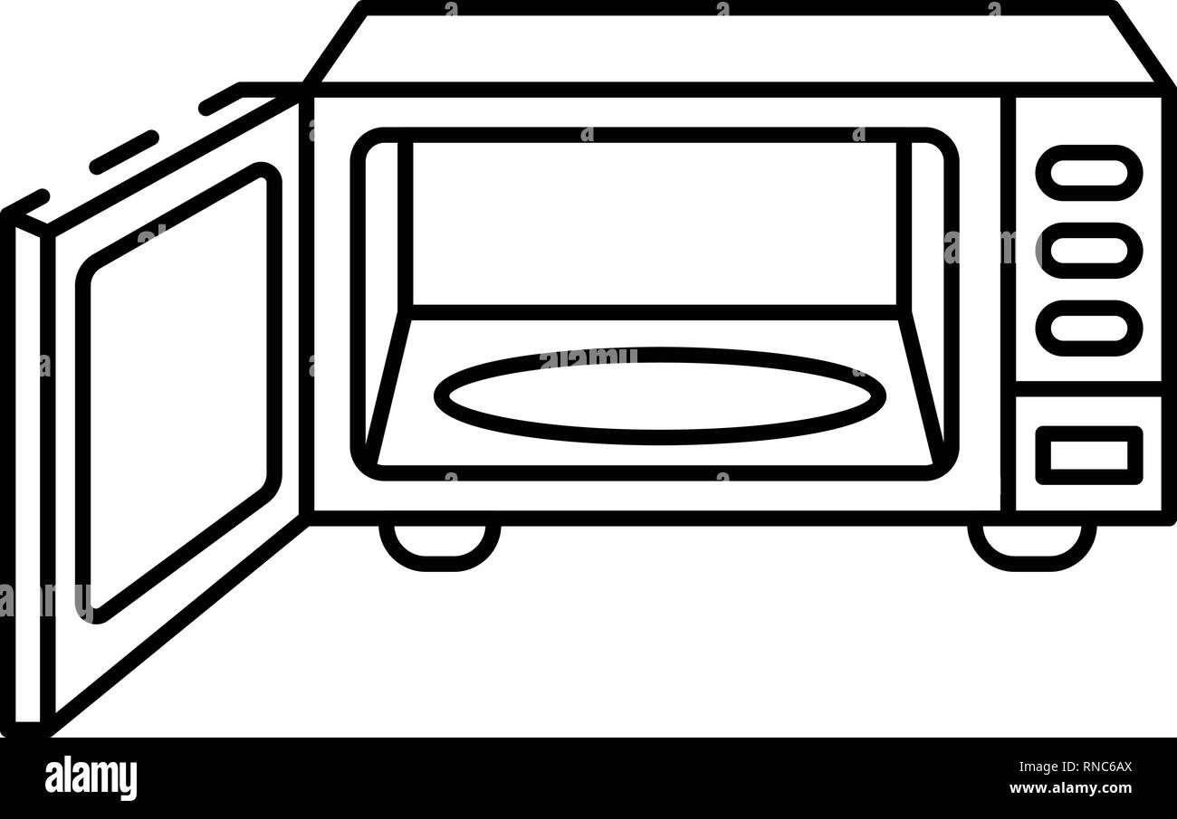 Open Microwave Drawing