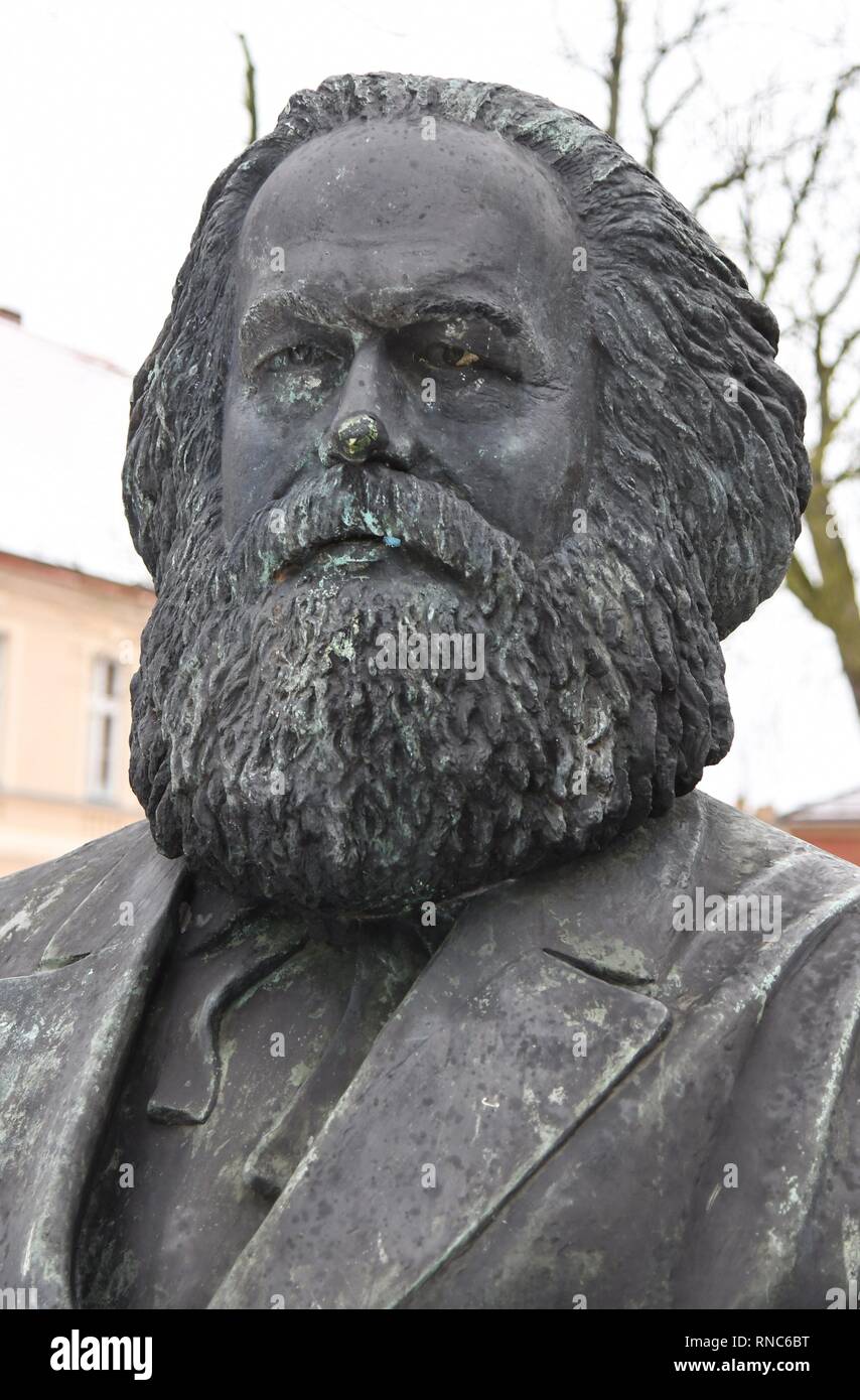 Karl Marx memorial , Neuruppin, Jan. 26, 2019 | usage worldwide Stock ...